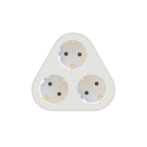 Technik Professional Adapter Plug 3-way Triangle shape 16A | Smoking ...