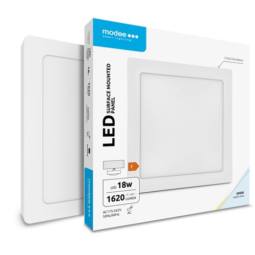 Modee LED Panel Square - Surface Mounted A2-series 18W 6000K (1620 ...
